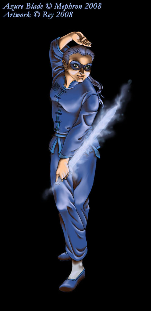 Character Sheet: The Azure Blade | Mephron.com